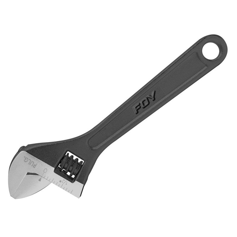 Llave Ajustable Pavonada 10" Foy Tools 140430 | protosa.com