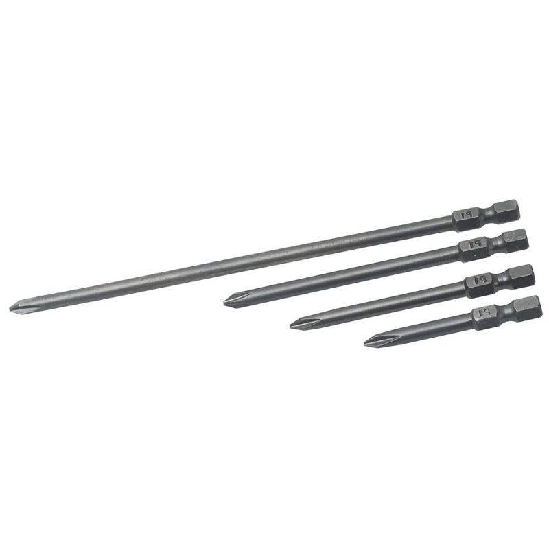 Punta Phillips de Poder Hexágono de 1/4" #2 x 2-3/4" Urrea 12020X ...